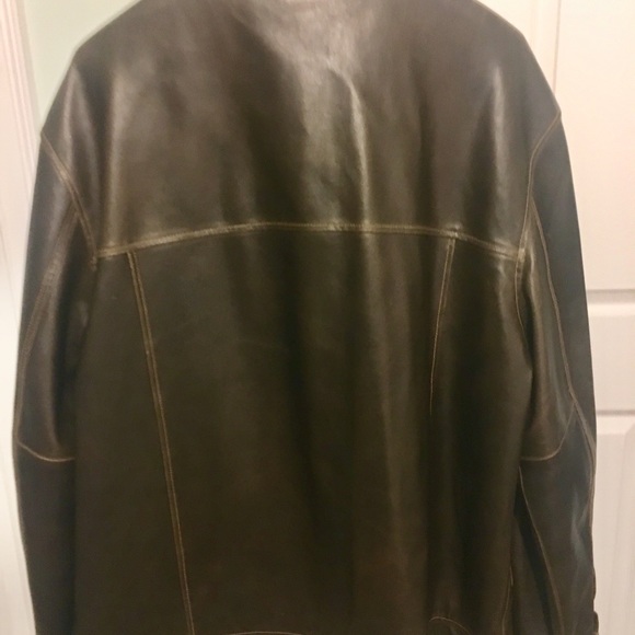 GAP | Jackets & Coats | Vintage Gap Brown Leather Jacket | Poshmark